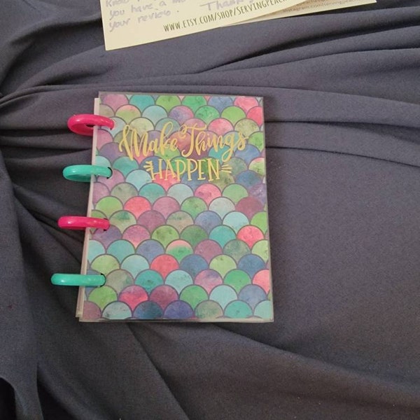 Micro Happy Notes Dividers, Mini Happy Planner Booklet, 4 Discs ...