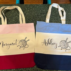 Library Book Tote Bag, Personalized Bookworm Tote Bag, Gifts for ...