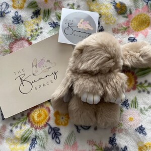 Faux Fur Bunny Rabbit Keychain Bag Charm - Etsy