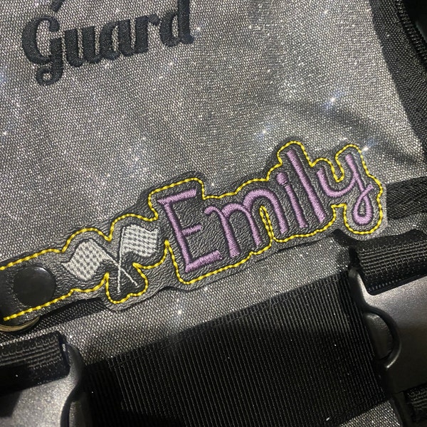 Personalized Color Guard Keychain, Marching Band Color Guard Captain ...