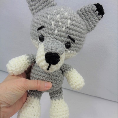 PATTERN: Wilson the Wolf Pup Crochet Wolf Pattern - Etsy