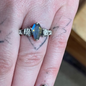 Alice Gold Ring two Worlds Alice in Wonderland Collection | Etsy