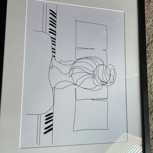 Custom One Line Drawing One Line Portrait Personalized - Etsy