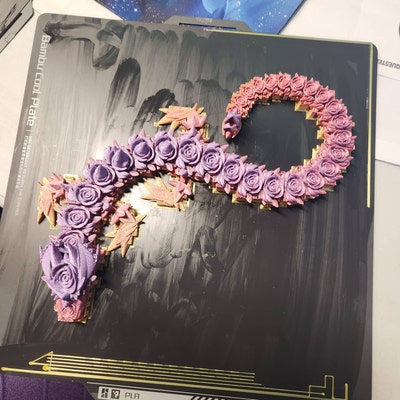 Rose Dragon, Cinderwing3d, STL File for 3D Printing, STL Print Files ...