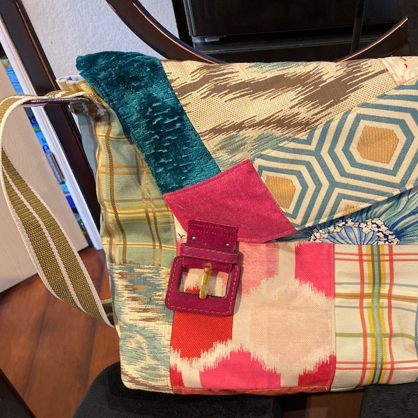 Upcycled Tote, Upcycled Purse, Upcycled Bag, Bohemian Purse, Crossbody ...