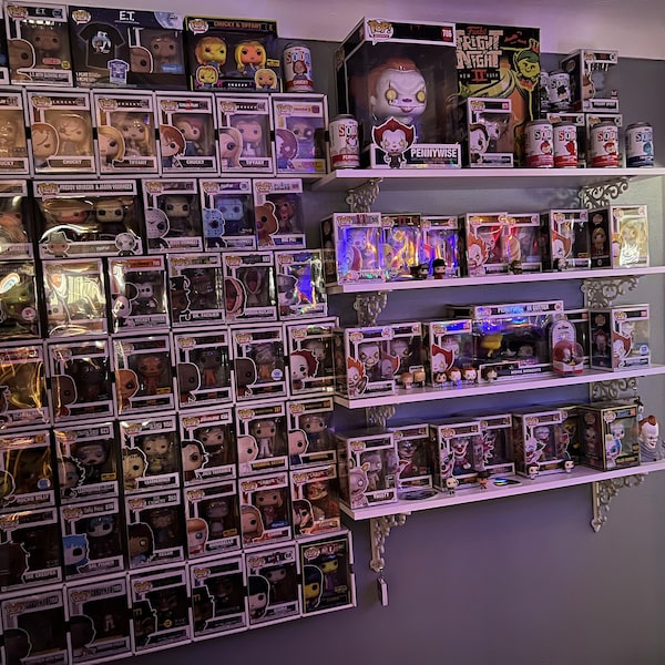 Funko Pop Display Kubbies TEN PACK! Black or White. Single Row! - Etsy