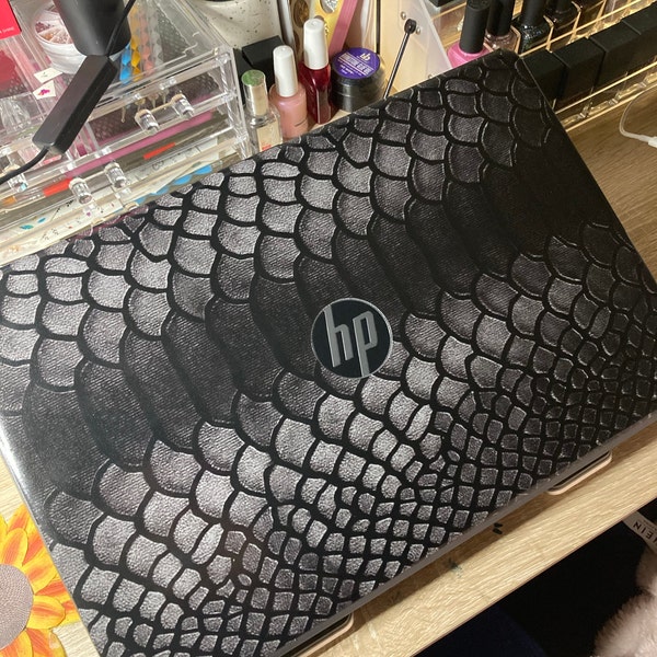Black Snake Laptop Skin Sticker Notebook Vinyl Decal Dell Hp Lenovo ...