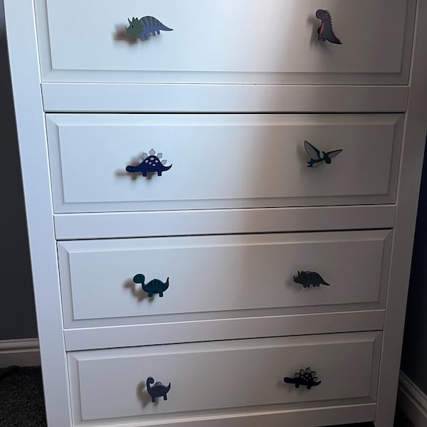 Dinosaur Drawer Handles, Dinosaur Bedroom Decor, Dinosaur Drawer Knobs, Dinosaur Wardrobe ...