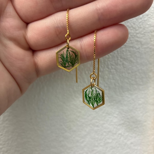 Real Leaf Ear Plugs, Green Gauges, Skeleton Leaves Plug Piercing ...