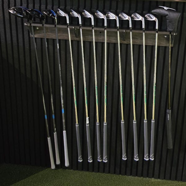 Golf Club Display Rack Shelf 8 Club Holder - Etsy