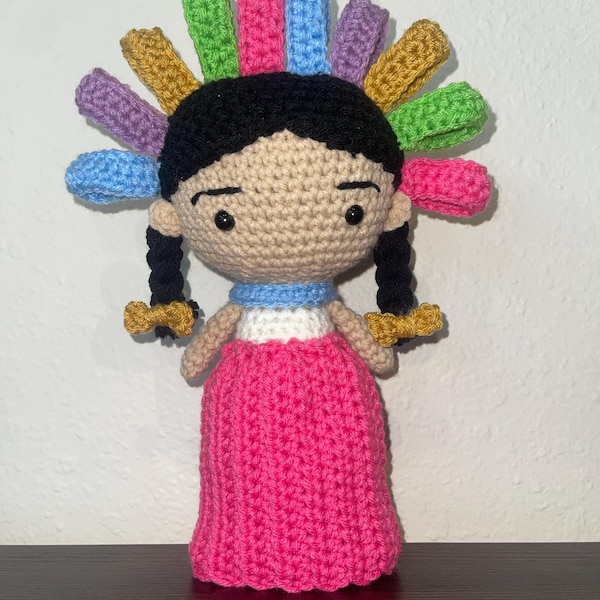Princess Lele Amigurumi Doll Crochet Pattern, Frida Khalo Amigurumi ...
