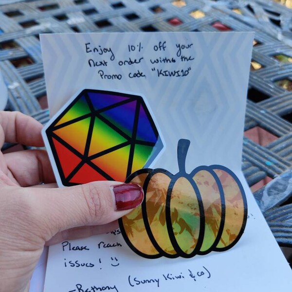 Rainbow D20 Vinyl Sticker | Pride Sticker | D&D Sticker | Dungeons and ...