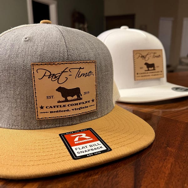 Square Leather Patch | Monogram Leather Patch | Backpack Leather Patch ...