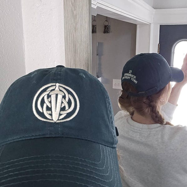 Embroidered 3D Vintage Baseball Hat，personalized Embroidery Logo ...