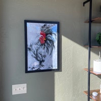 Hand Painted Impressionist Eagle Painting on Canvas Modern Colorful Animal Art ARTIST ...