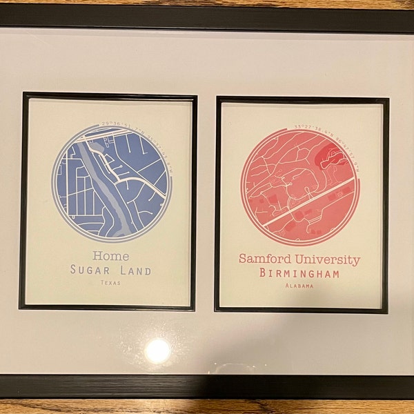 Custom Map Print, Get in Any Color, City Map Gift, Custom Any Location ...