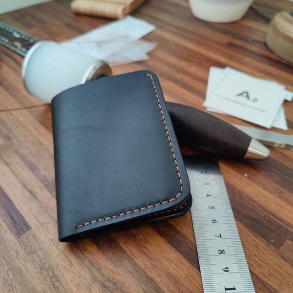Leather Pull Tab Card Holder PDF Pattern - DIY Guide & Template - Craft ...