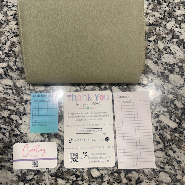 A6 Binder Budget Wallet - Etsy