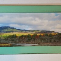 Panoramic Picture Frame in 1x1 Flat Style and Vintage Color of Your ...