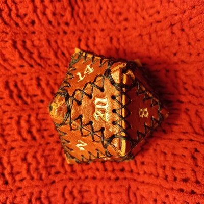 PDF Pattern: Leather D&D Dice Scaled Up. Files to Cut by Hand or With a ...