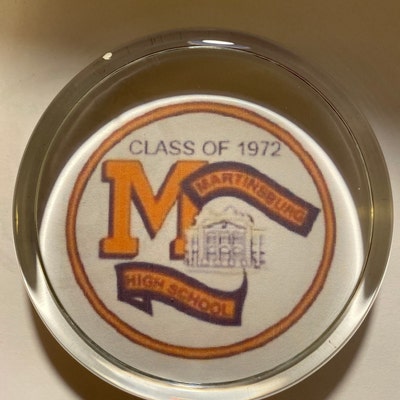 Large Round Paperweight Frame Glass Paperweights Designed to Display ...