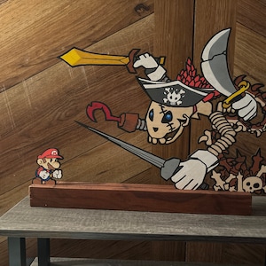 General Guy - Paper Mario Figure + Ornament - Etsy