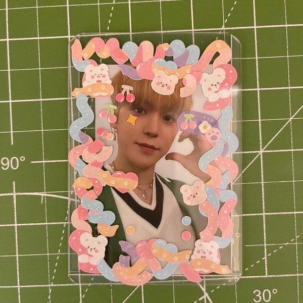 DECORATED Toploaders | Kpop | Deco | Holographic | Premade - Etsy