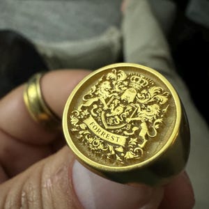 College Ring , Graduation Ring , Class Ring , Woman Gold Ring , Solid ...