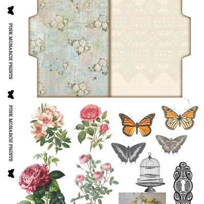 Junk Journal File Folder, Junk Journaling Digital, Printable File ...