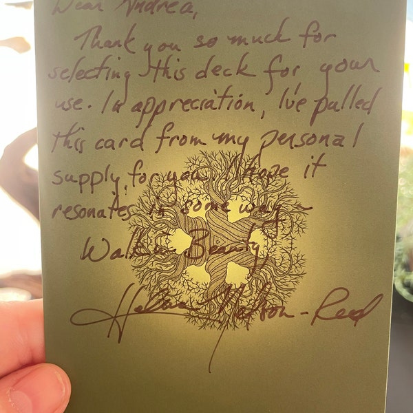 Sacred Earth Oracle Deck, SIGNED Art by Helena Nelson - Reed, Text by ...