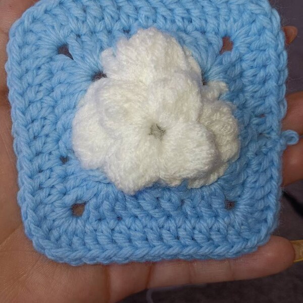 Cloud Granny Square Crochet Pattern (PDF Download) - Etsy