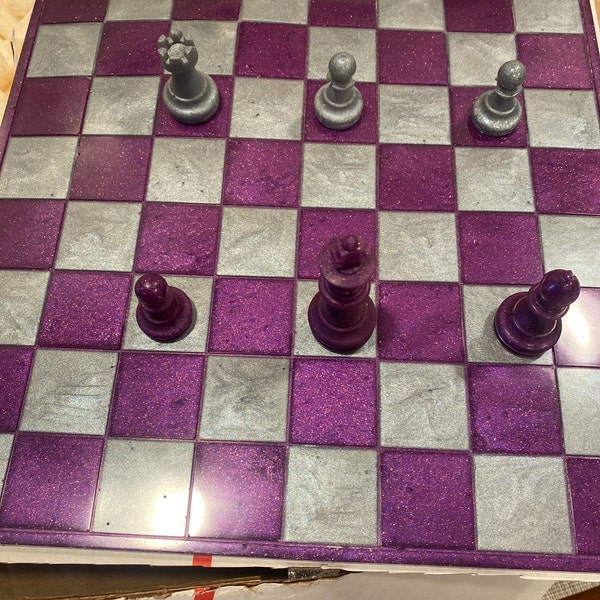 Custom Resin Chess Sets (11 X 11) - Etsy