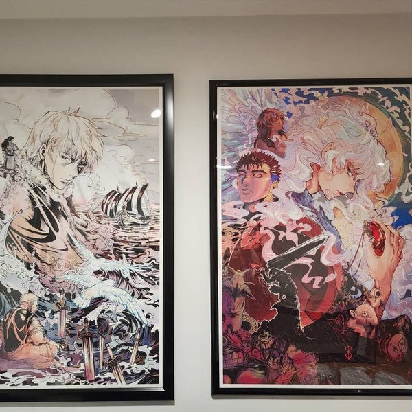 Berserk Story Poster Print: Griffith, Guts, Casca - Etsy