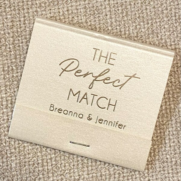 The Perfect Match Matchbooks - Wedding Matchbook, Wedding Decor ...