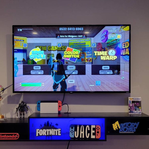 Nintendo Switch Joy Con Video Game Logo Sign 3D Printed, Man Cave, Game ...