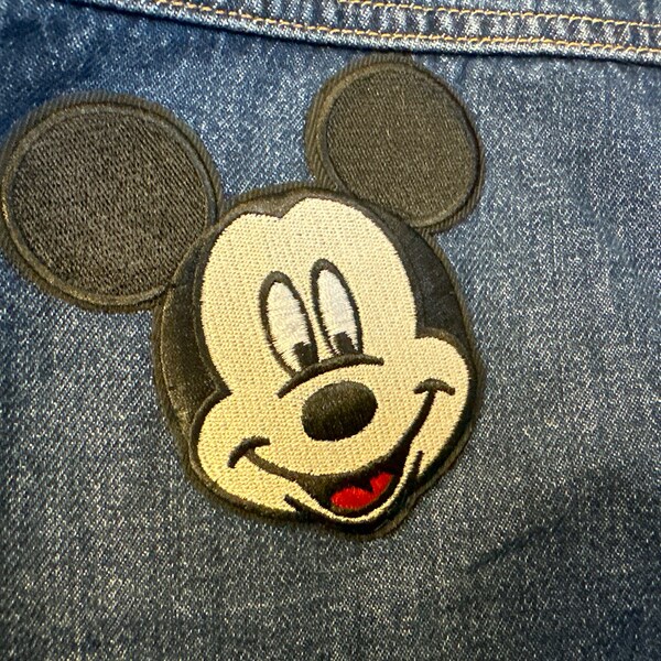 2 Inch-iron on Patch-disney Patches-mickey Mouse-minnie Mouse-disney ...