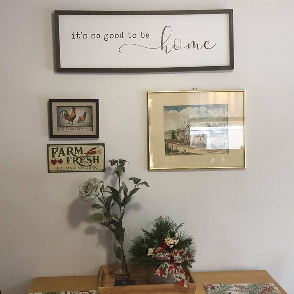 Its so Good to Be Home Sign, It's so Good to Be Home Farmhouse Style ...