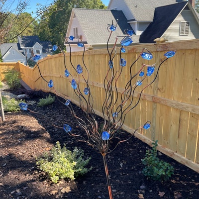 Flower Chime Stake Garden Art - Etsy