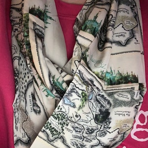 Egyptian Hieroglyphics Pattern Infinity Scarf, Circle Scarf, Loop Scarf ...