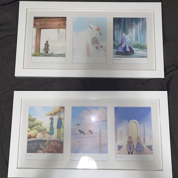 Aesthetic Anime Postcard Prints: Anime Prints, Minimalist Art Prints - Etsy