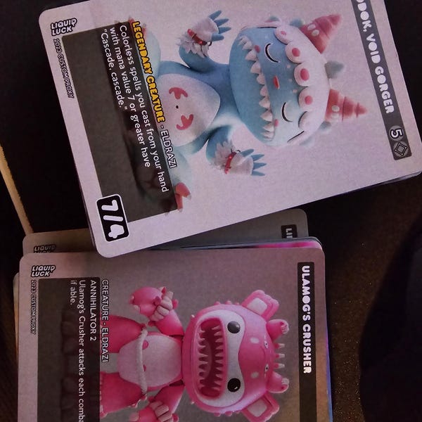 Slug MTG Tokens Toxrill the Corrosive Full Art Custom Tokens ...