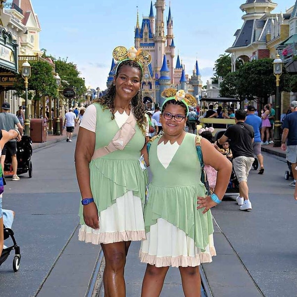 Princess Tiana Adult Dress Princess And The Frog Inspired Dress Tiana Womens Dress Princess