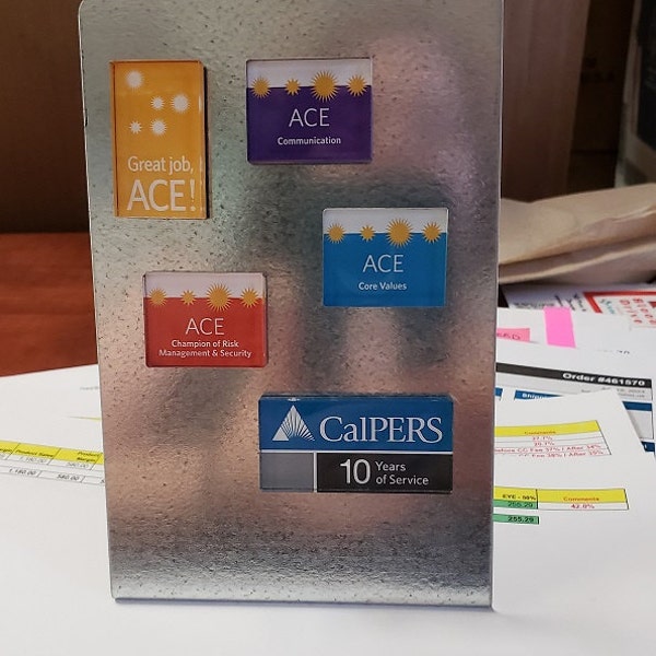 Magnet Board Desktop Message Board Photo Board Color Choice Magnet ...