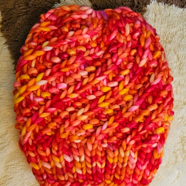 KNITTING PATTERN - the Gales of November Hat, Super Bulky Knit Hat ...