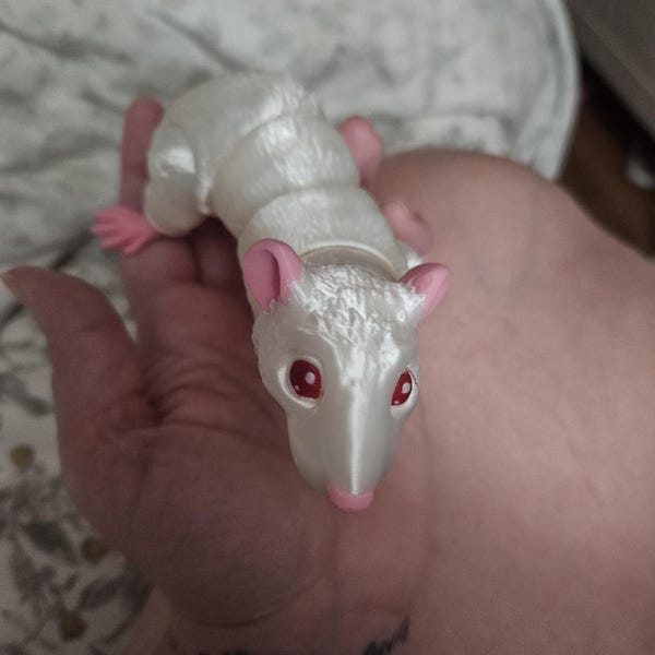 Japanese Bongo Blob Cat 3D Printed With Hidden Cavity Desk Shelf Decor ...