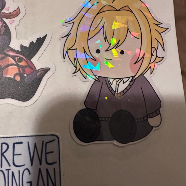 3 Inch Holographic Sasaki to Miyano Stickers - Etsy