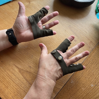 Hand Stitching Finger Guard PDF Pattern Leather Finger Protectors ...