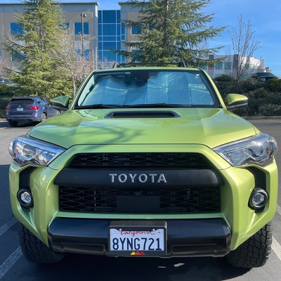 Toyota Retro Style Mountain Trd Tri Color Jdm License Plate Frames ...