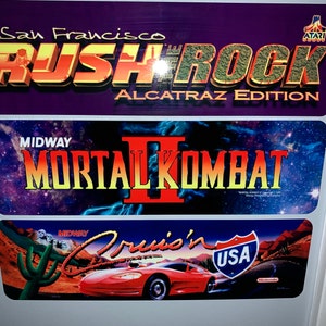 Mario Bros. Arcade Game Marquee, Bezel, Screenshot & Control Panel 8x12 ...