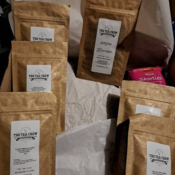 Green Loose Leaf Tea Sampler Six Premium Tea Samples the Tea Crew - Etsy